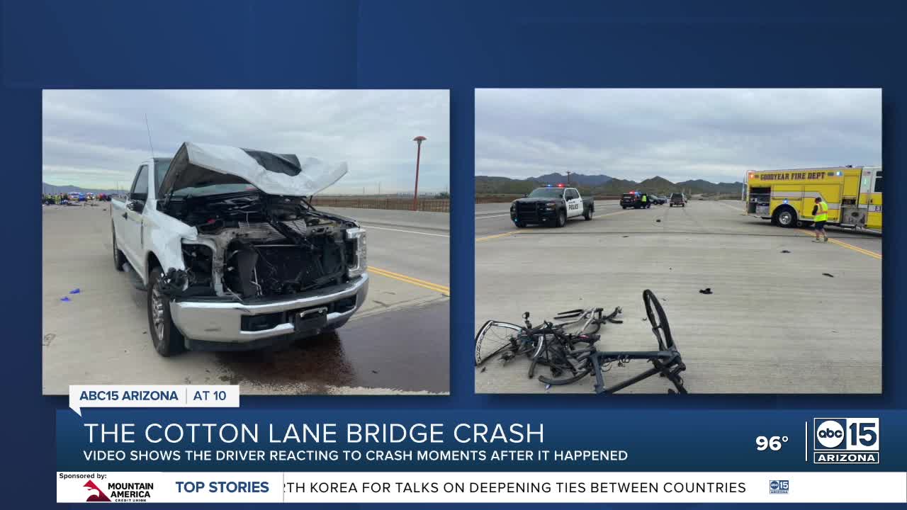 Newly obtained video shows driver after deadly Goodyear cycling crash