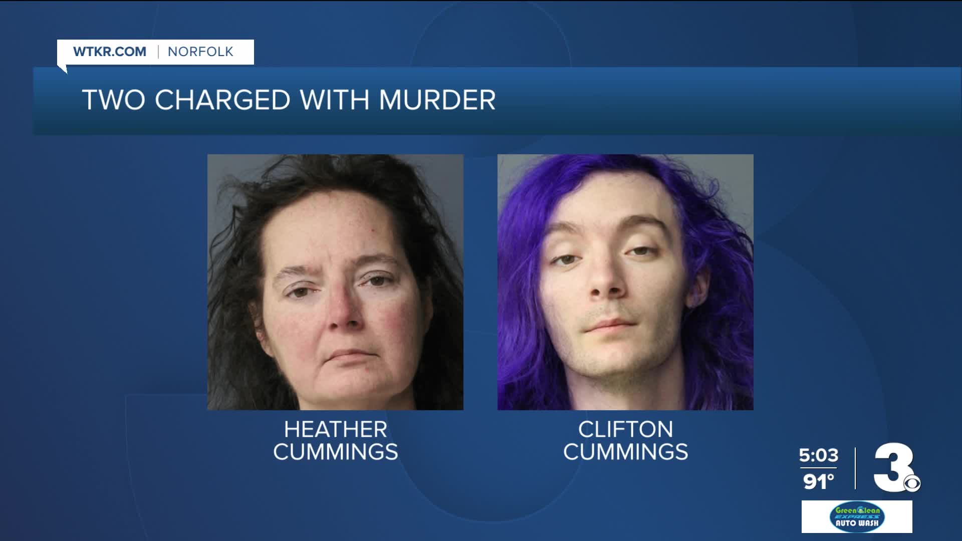 Norfolk woman's daughter, grandson strangled her to death: Court docs