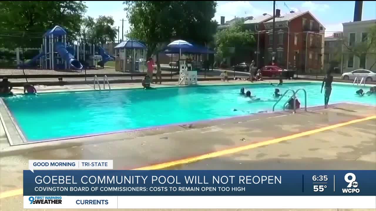 It’s official: Covington’s Goebel Pool will not reopen
