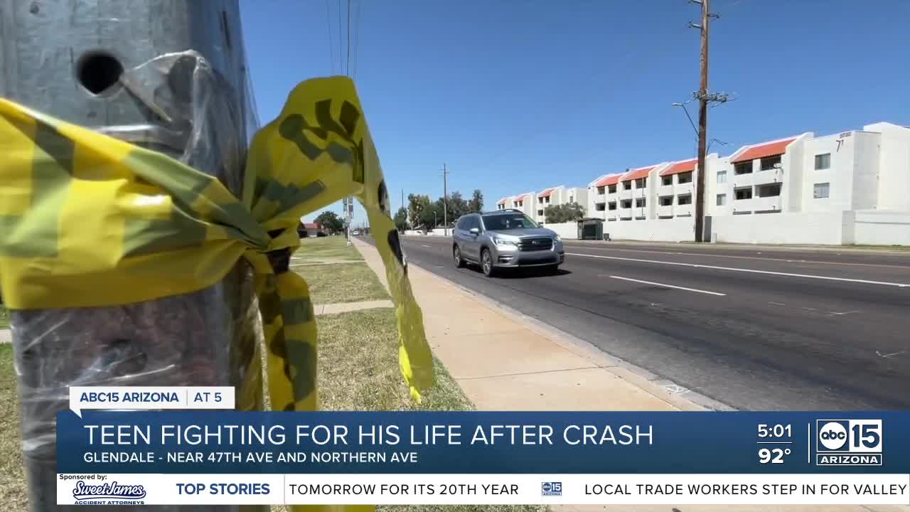 Man in custody after hit-and-run crash that left teenager fighting for ...