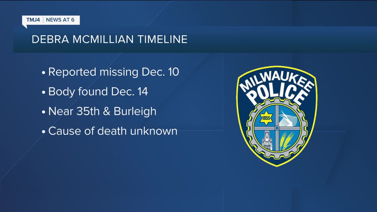 Missing Milwaukee woman found dead near 35th and Burleigh