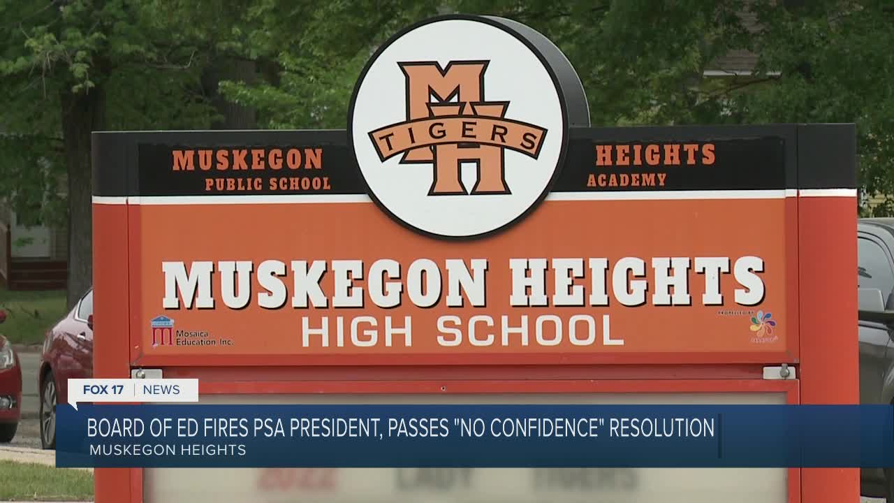 Former Muskegon Heights Academy Board Chair releases statement on firing
