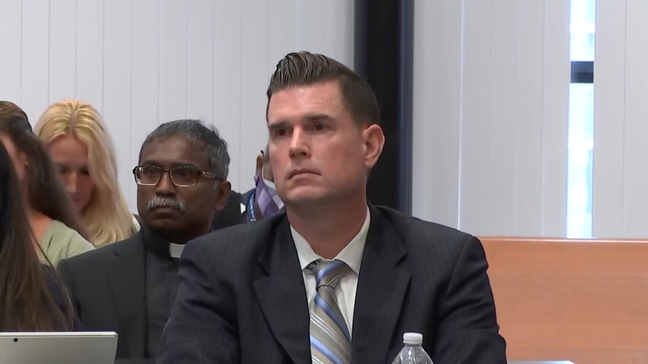 'I slept in an 8x8 room in the garage,' Tim Ferriter's son testifies