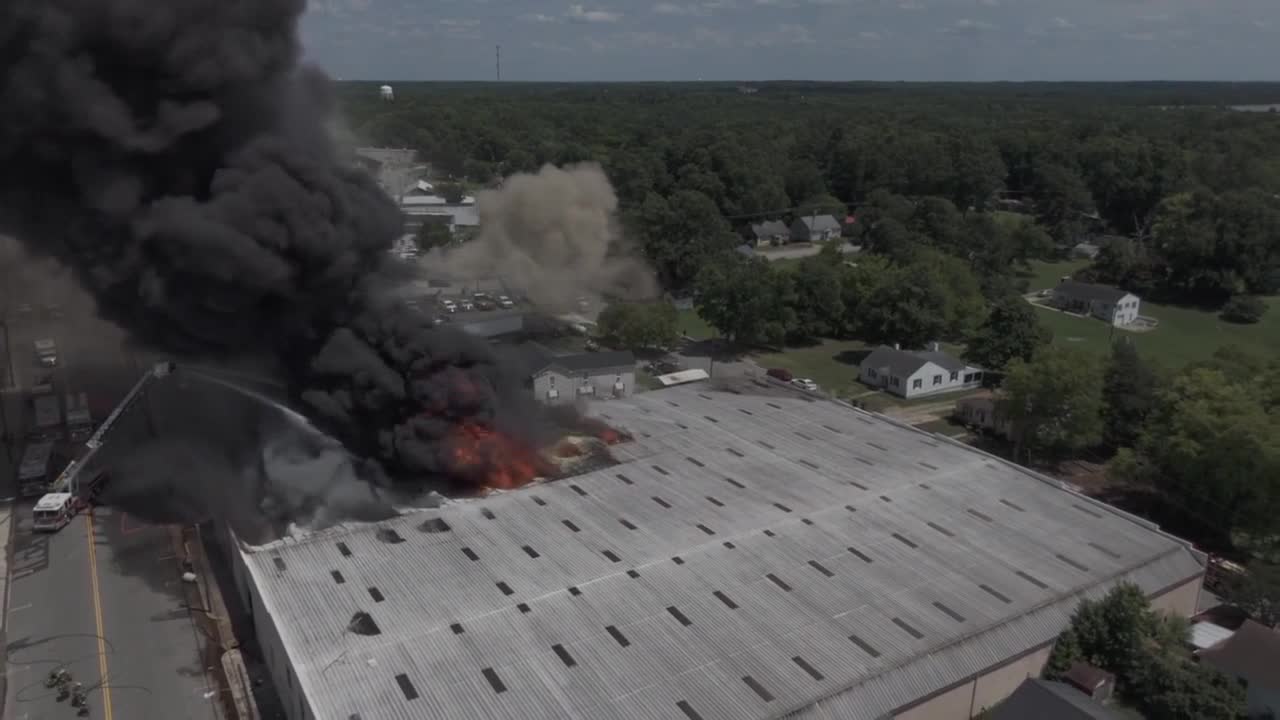 Fertilizer warehouse fire that led to evacuation in South Hill is contained