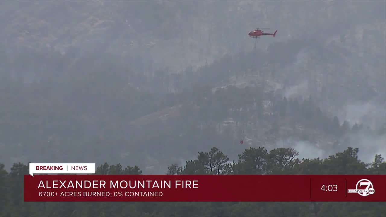 Alexander Mountain Fire at over 7,600 acres amid new mandatory ...