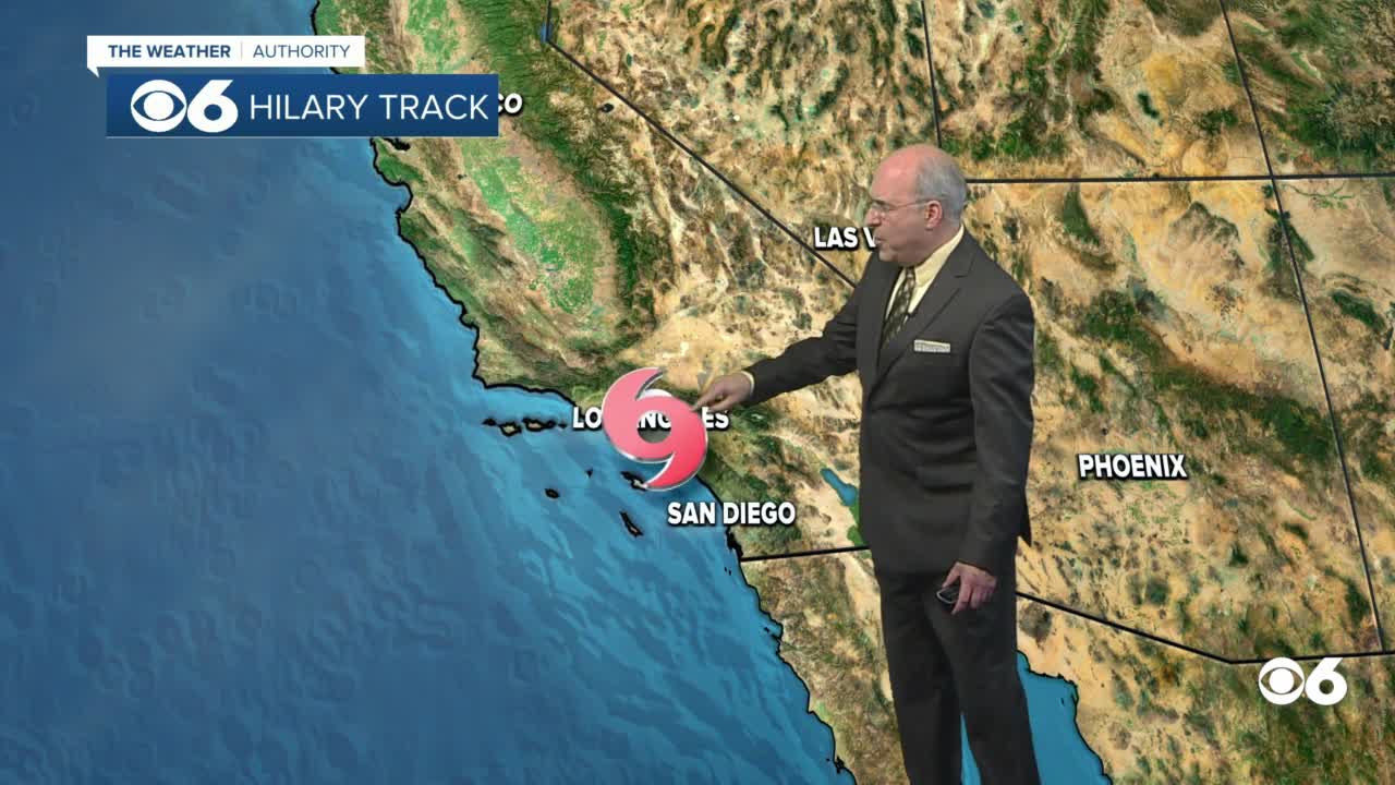 Hilary Track: Tropical storm carries deluge to California after making ...