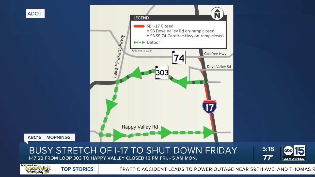 Another round of closures for I-17, Broadway Curve construction (5/31 ...