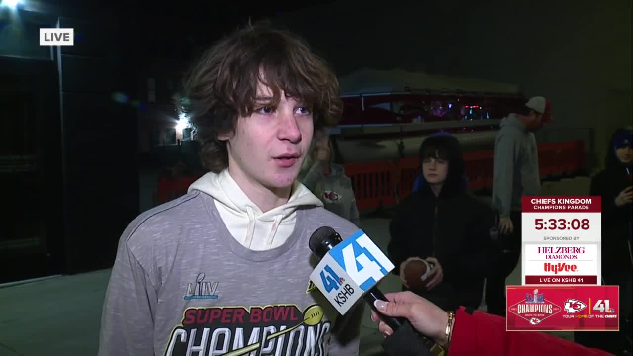 KSHB 41 coverage of Kansas City Chiefs Kingdom Champions Victory Parade