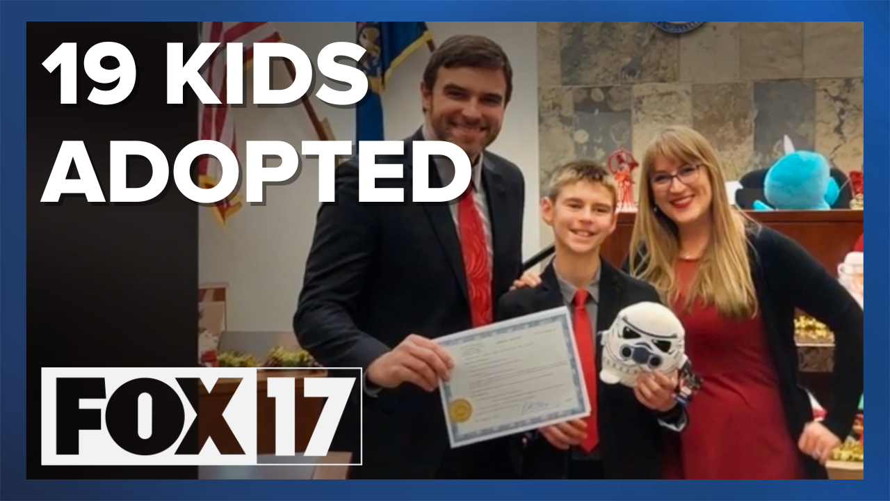 Anthony is one of 19 adopted in the 28th Annual Adoption Day in Kent County