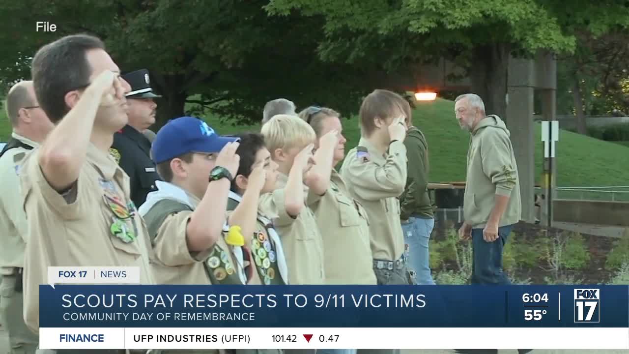 Continuing tradition: Scouts stand watch on 22nd anniversary of 9/11