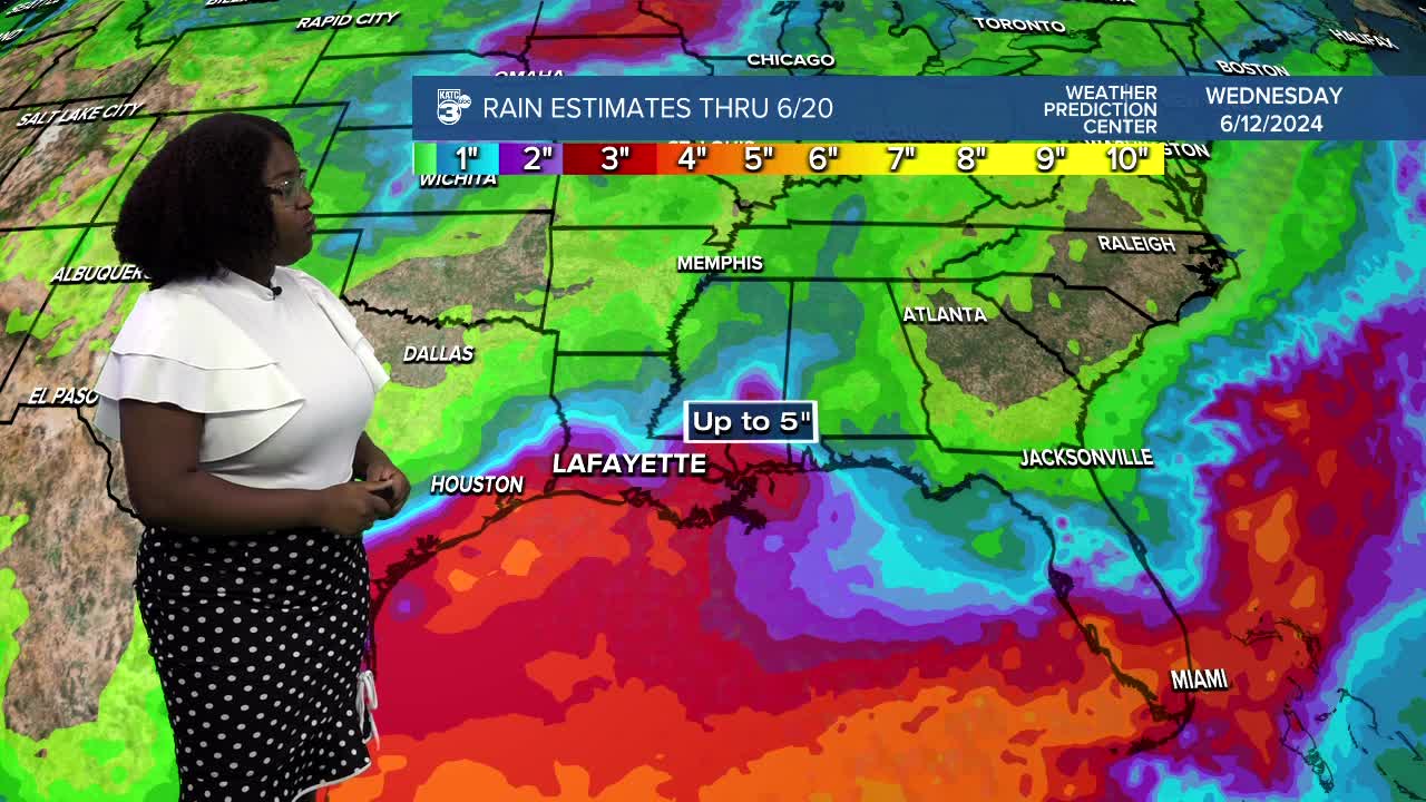 Summer Rolls Along: Heat building as dry air moves into Acadiana