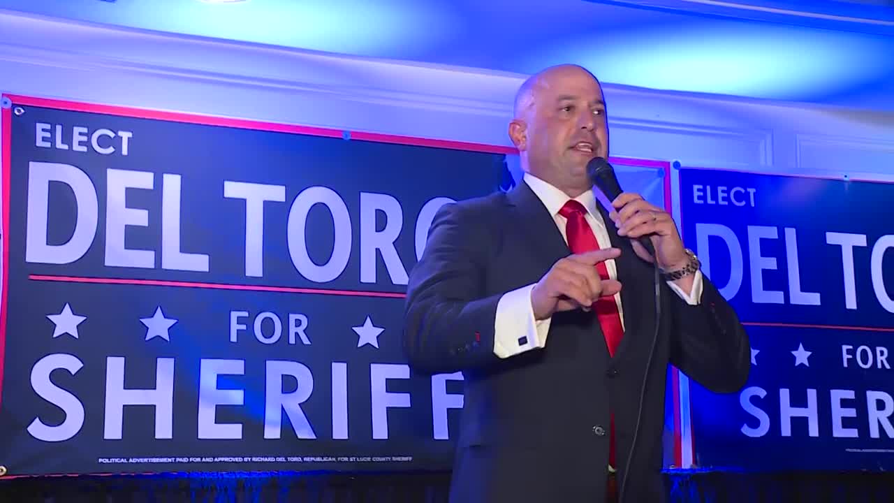 St. Lucie Co. Sheriff's Office candidate Richard Del Toro wins primary
