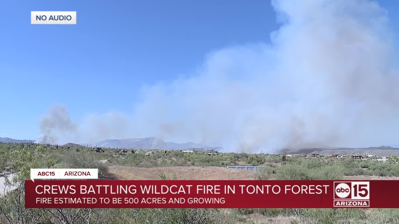 14,000-acre Wildcat Fire northeast of the Valley now 84% contained