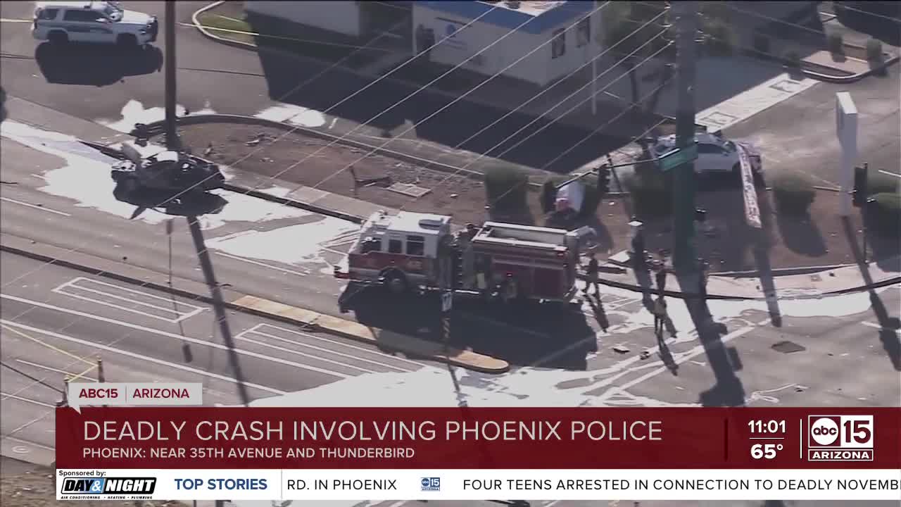 Phoenix officer involved in deadly crash near 35th Avenue and ...