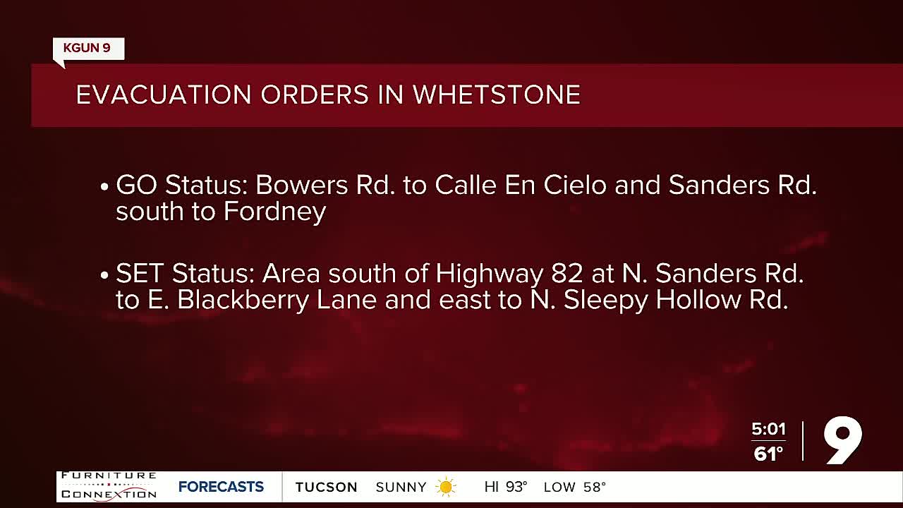 UPDATE: Bowers Fire east of Whetstone now 30% contained