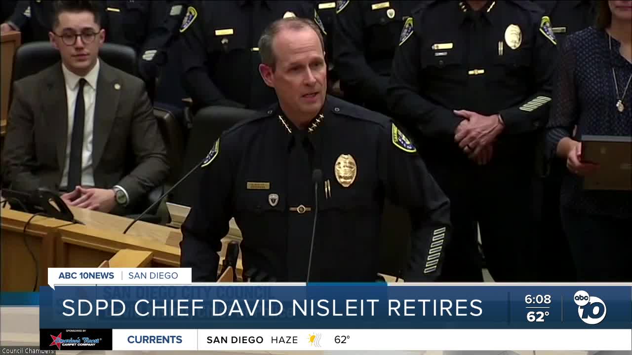 San Diego Police Chief David Nisleit retiring after 36 years with ...