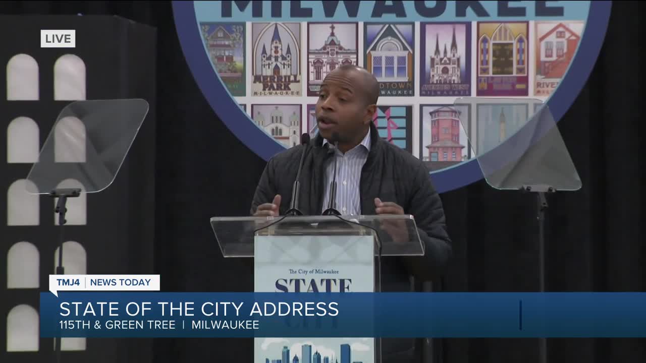 Milwaukee Mayor Cavalier Johnson delivers State of the City speech