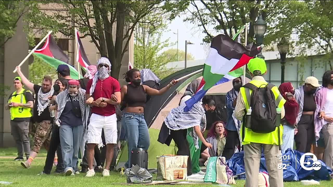 Case Western Reserve University allows students to demonstrate overnight