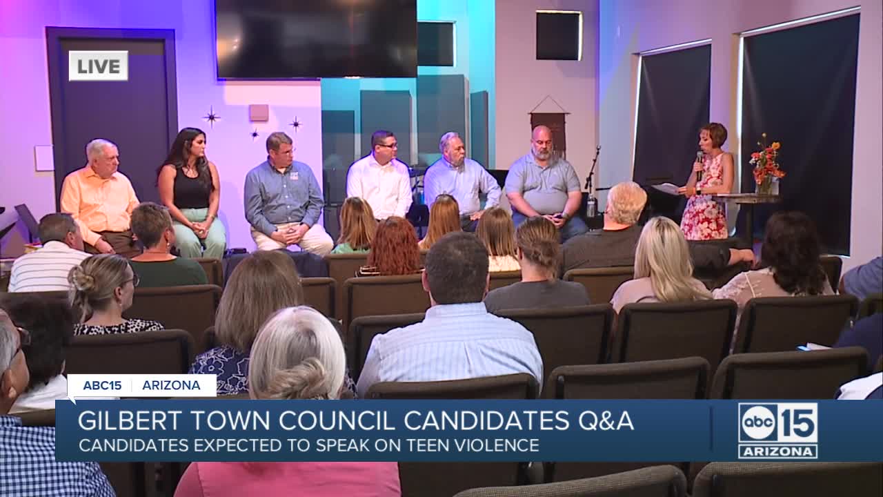 WATCH: 'Meet the candidates' event held for Gilbert town council candidates