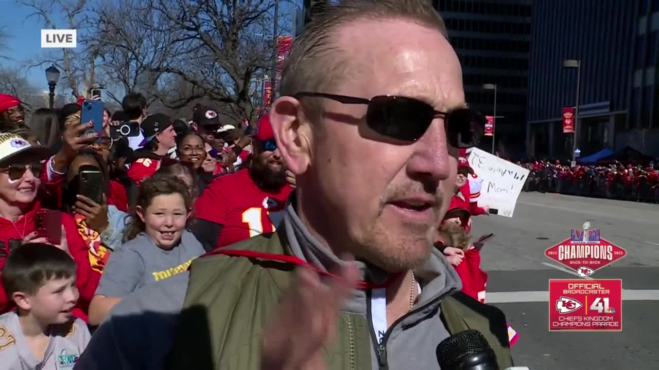 KSHB 41 coverage of Kansas City Chiefs Kingdom Champions Victory Parade