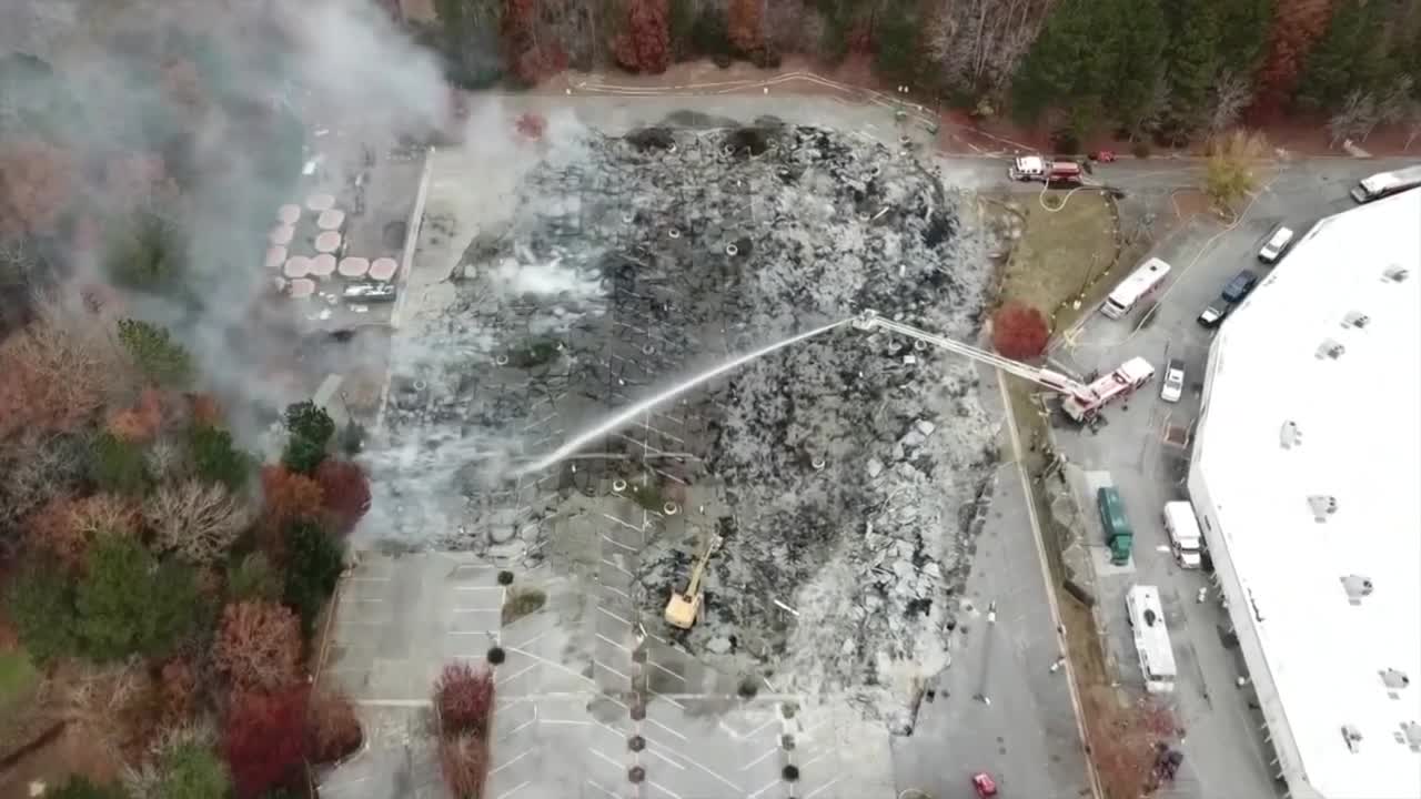 Fire under parking lot near Williamsburg Premium Outlets finally ...