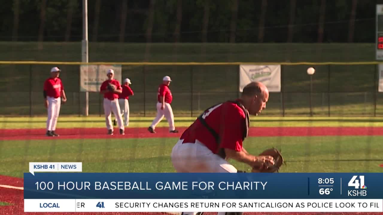 Marathon charity baseball game in NKC nears world record