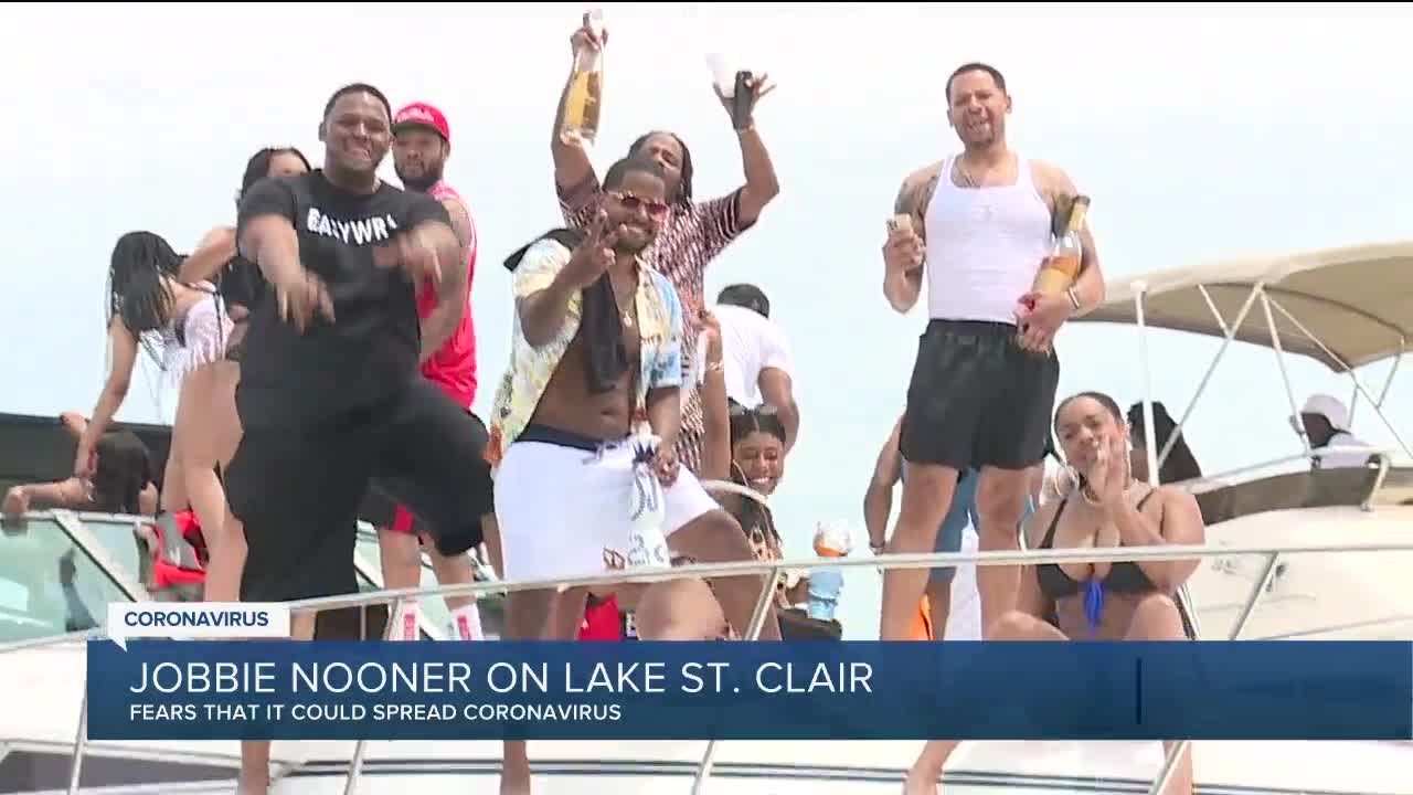Watch: Thousands gather on Lake St. Clair for Jobbie Nooner
