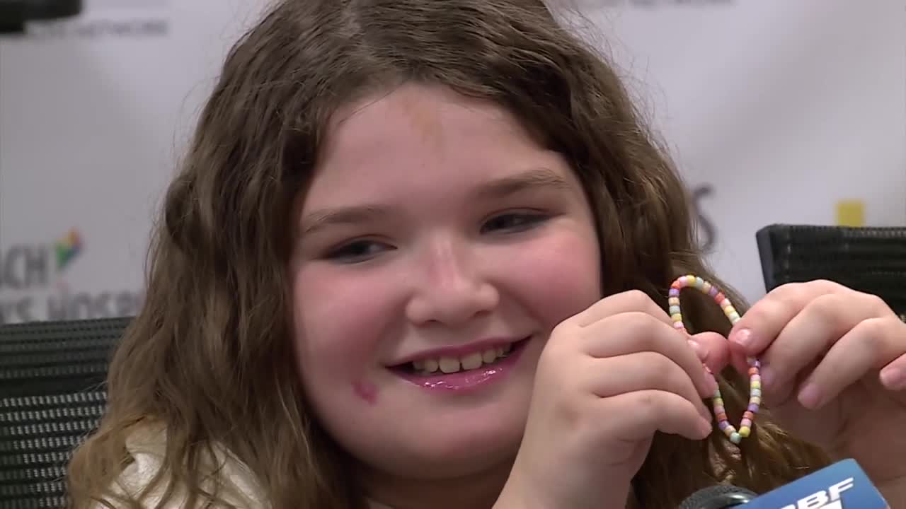 Girl, 8, makes remarkable recovery after being shot in jaw