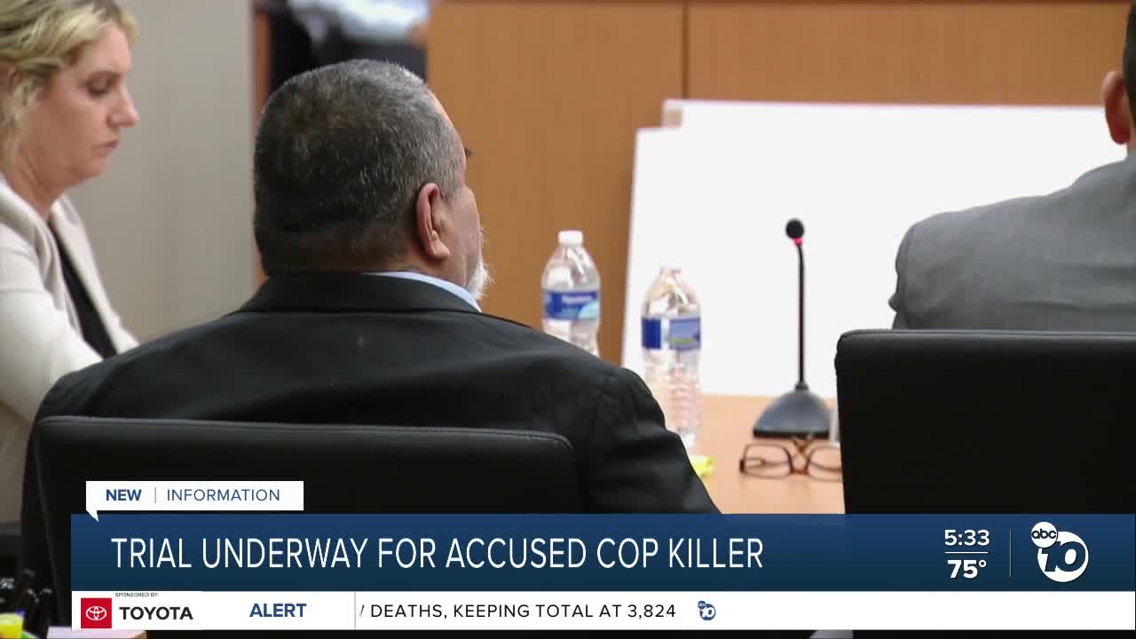 Trial begins for man accused of killing SDPD officer
