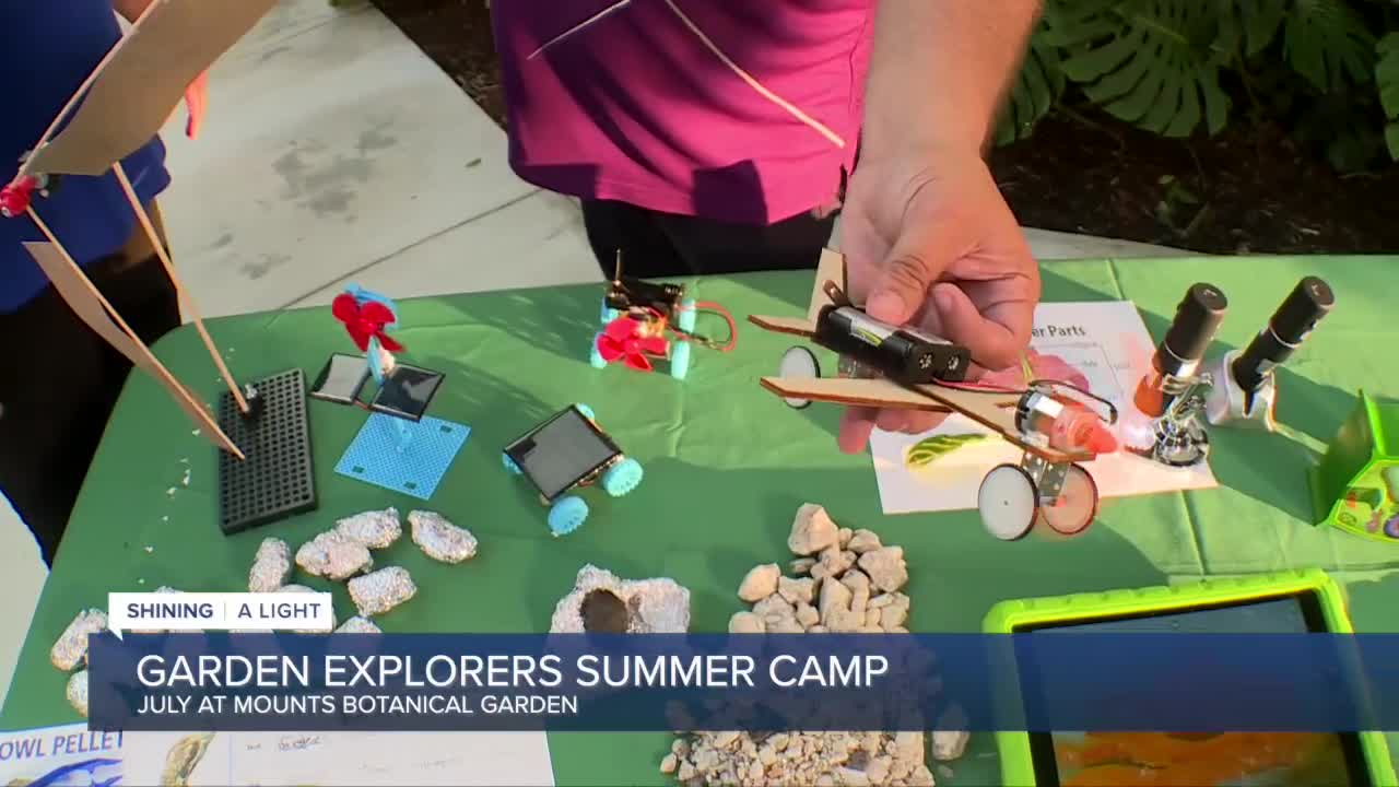Camp at Mounts Botanical Garden filled with healthy snacks kids will devour