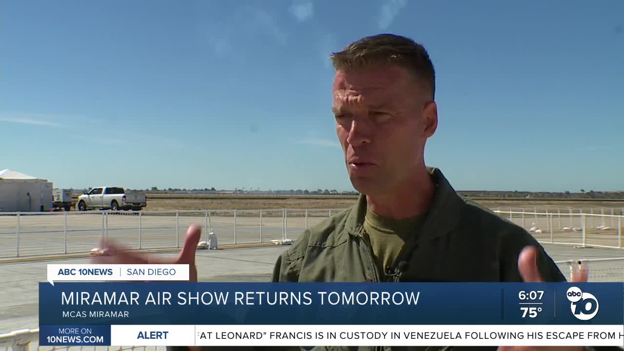 Pilots rehearse aviation demos ahead of Miramar Air Show