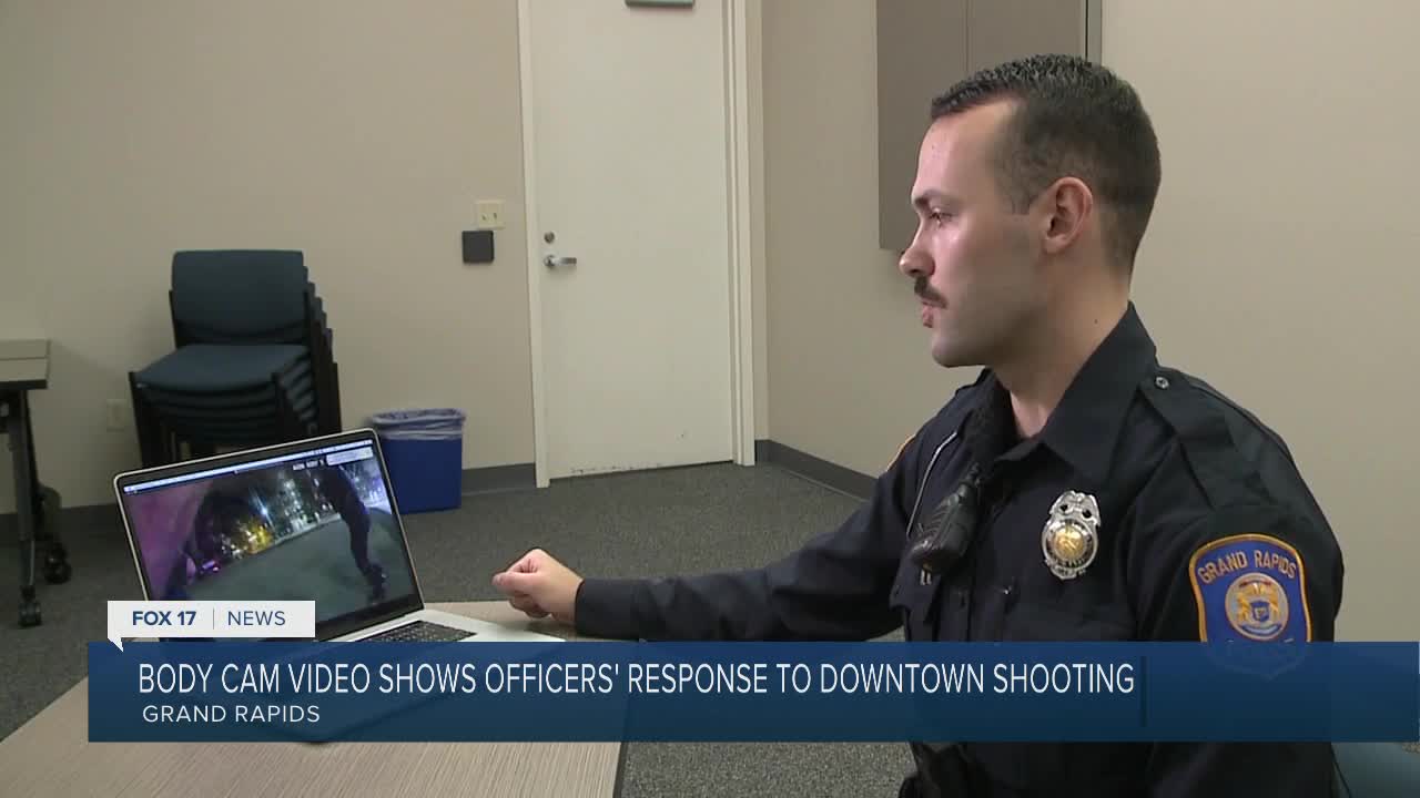 WATCH: GRPD officers rescue victims in downtown shooting