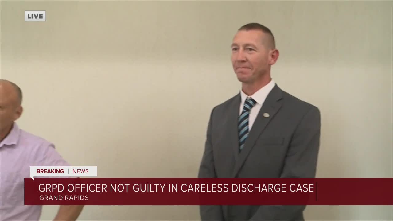 Attorney unhappy with client’s treatment after jury acquits GRPD officer