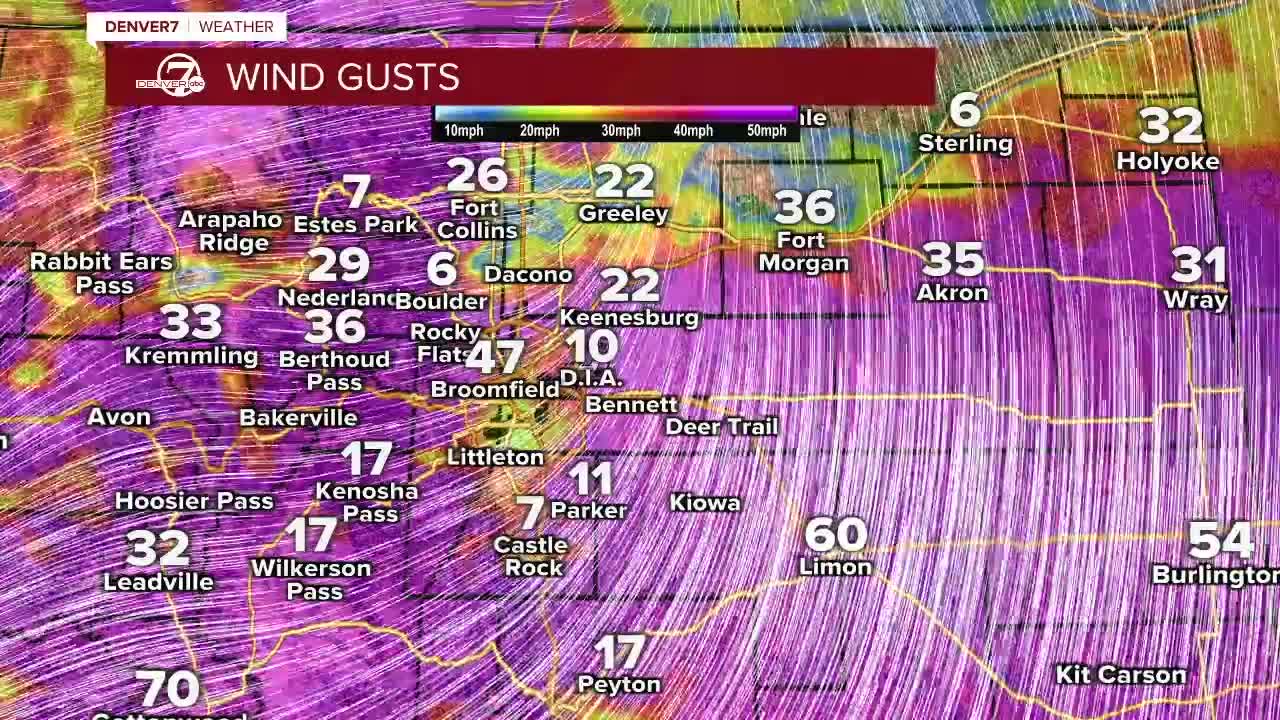 Live updates: High wind warnings across eastern Colorado Wednesday