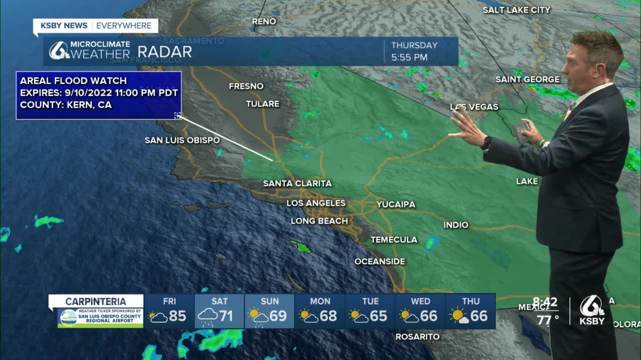 The heatwave continues into Friday then tropical rains could hit