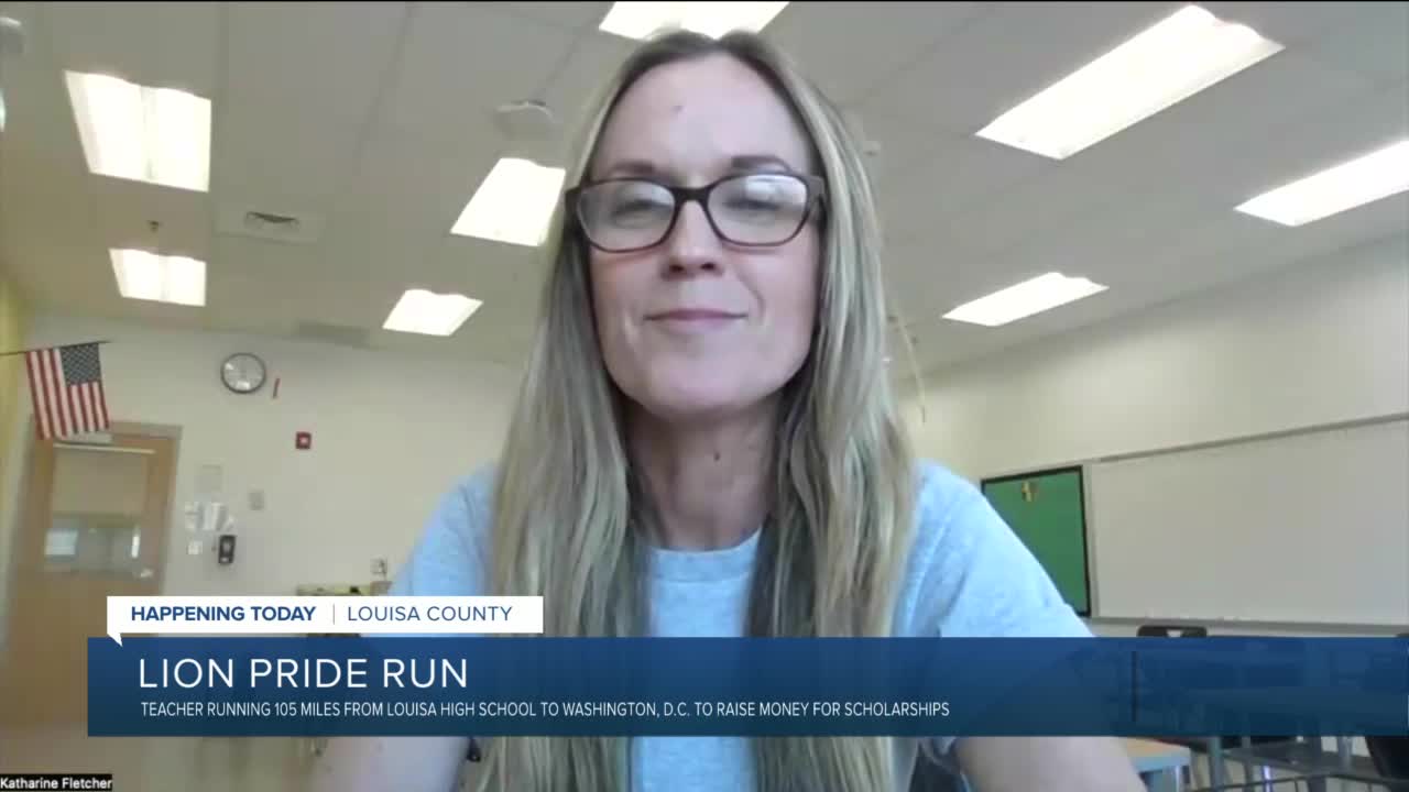 Louisa teacher running 105 miles to raise money for students