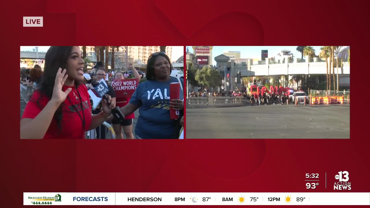 Las Vegas Aces' historic 2022 WNBA Championship parade