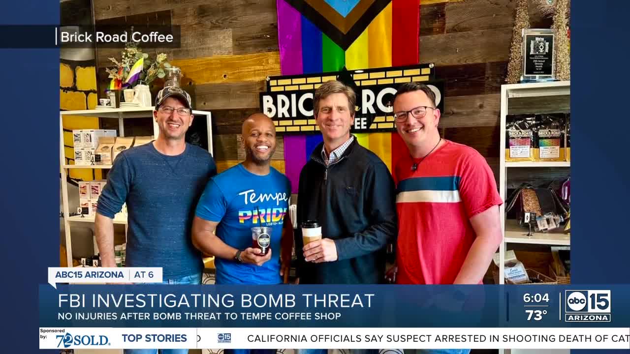 Tempe mayor condemns threat toward LGBTQ-friendly coffee shop, FBI ...