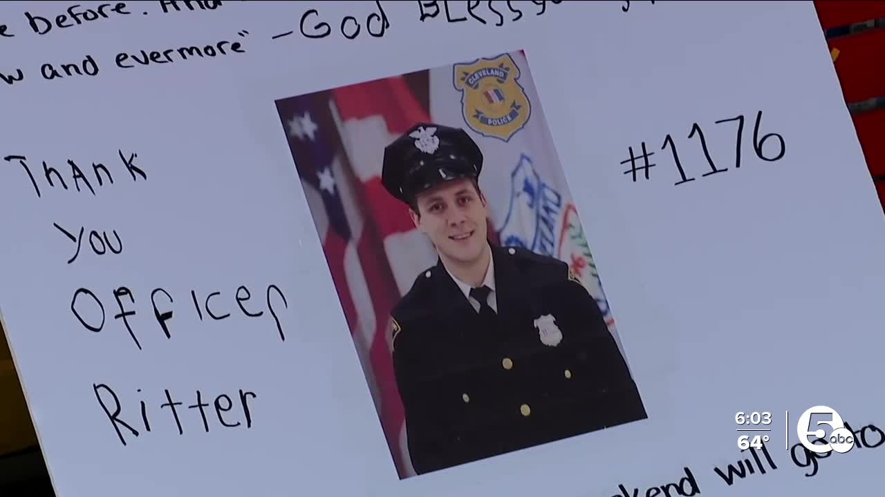 VIDEO: Cleveland Officer Jamieson Ritter's procession and memorial service
