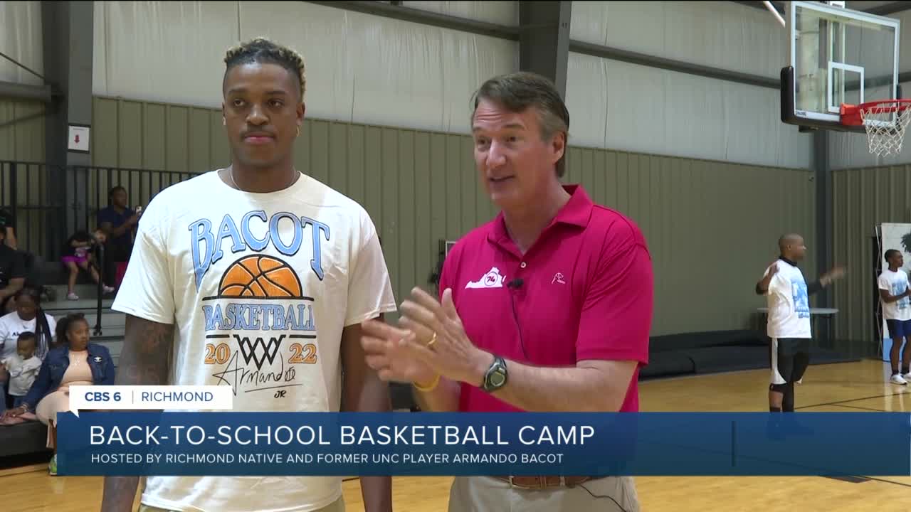 Richmond native Armando Bacot hosts back-to-school basketball camp