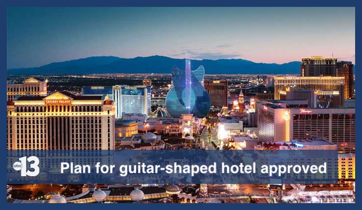 Hard Rock guitar tower gets approval to replace Mirage volcano