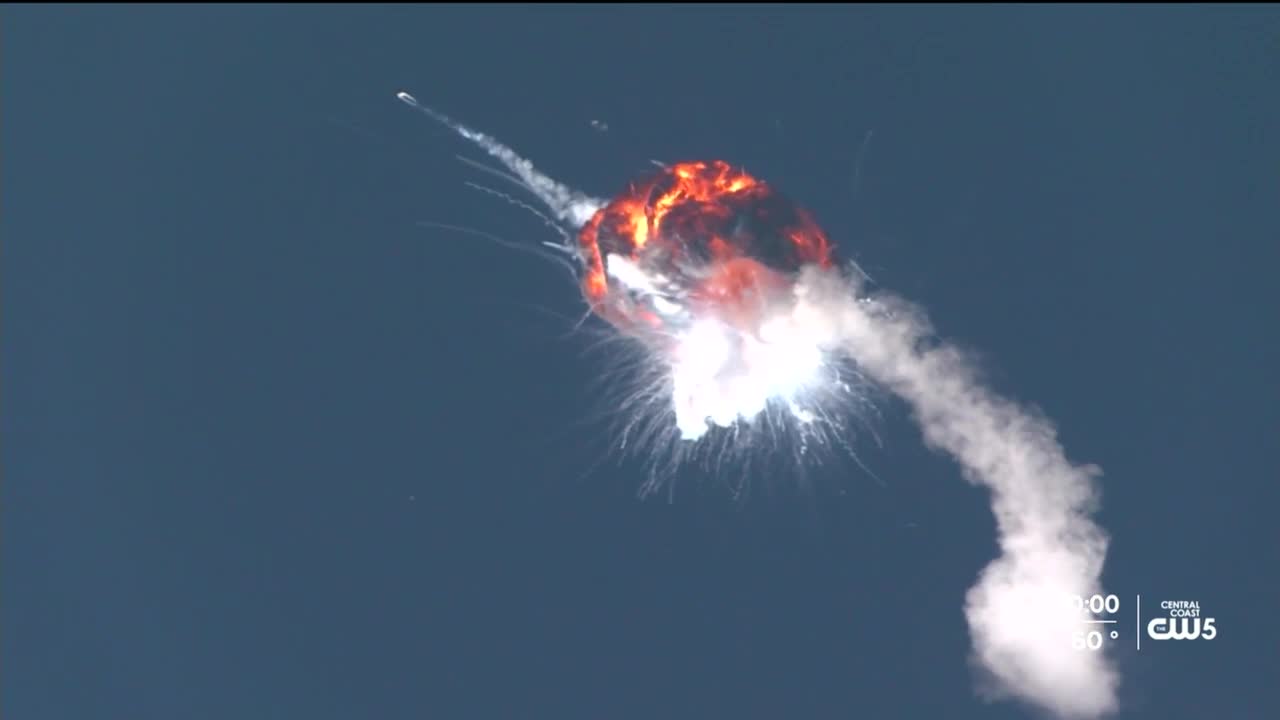 Firefly rocket explodes after launch from Vandenberg Space Force Base ...