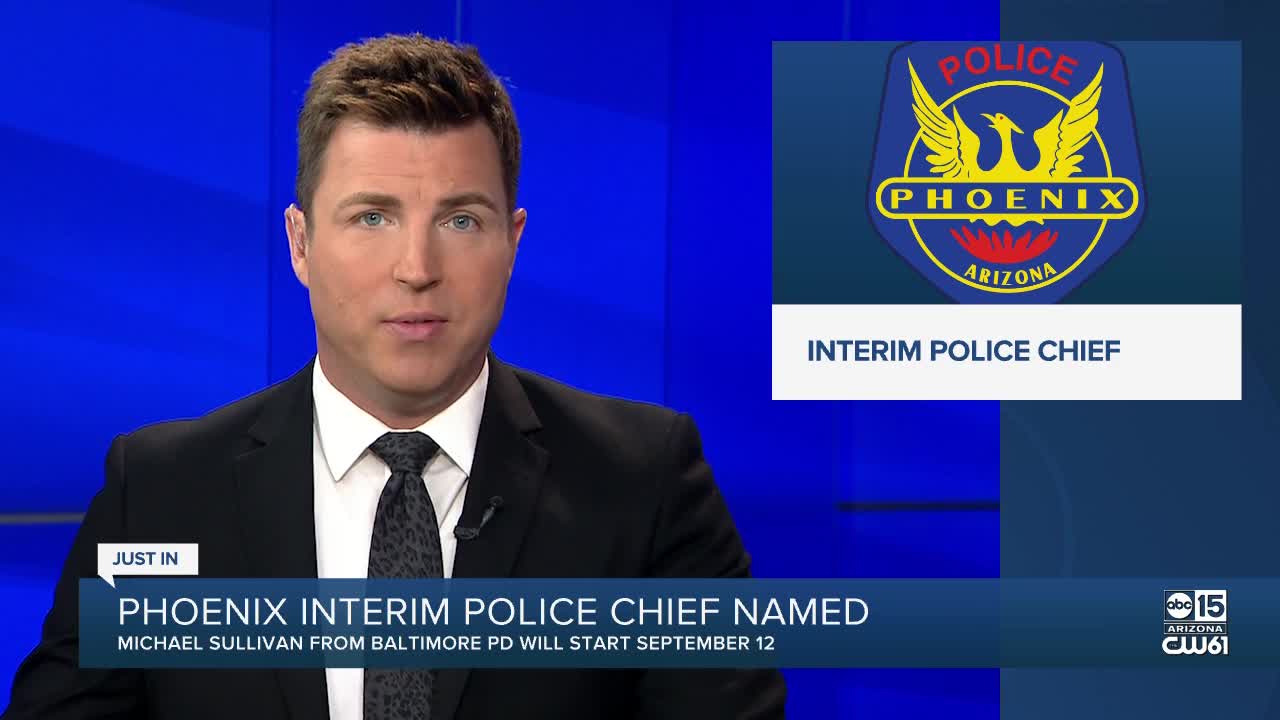 Phoenix PD announces interim chief coming from Baltimore PD