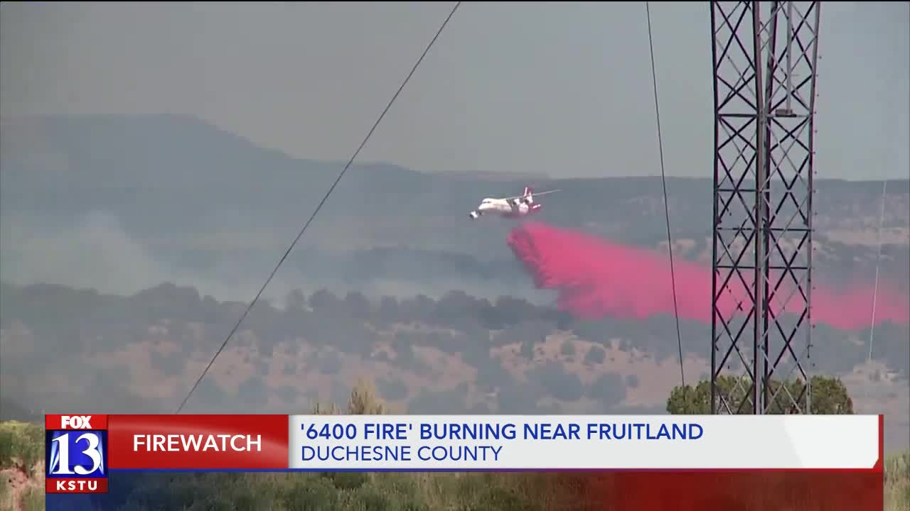 Structures destroyed in wildfire near Fruitland, Duchesne County