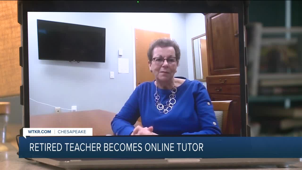 Local seniors helping tutor students during the pandemic