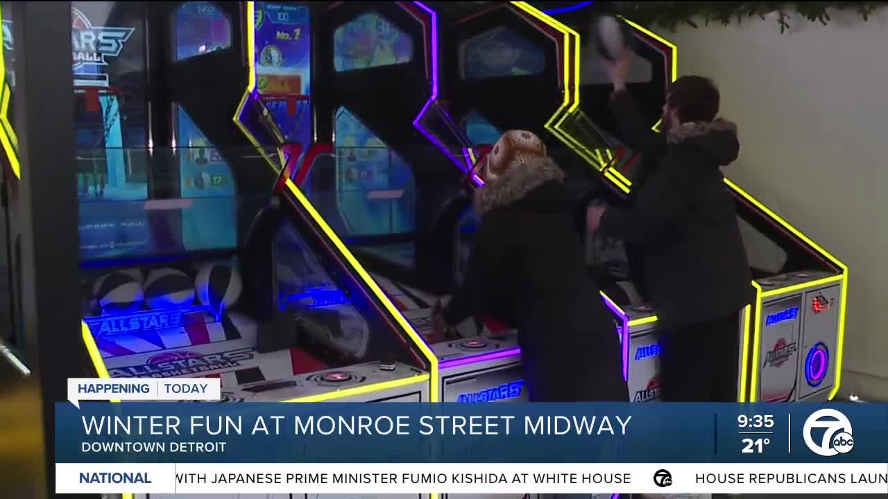 The Monroe Street Midway is decked out for its first-ever winter season