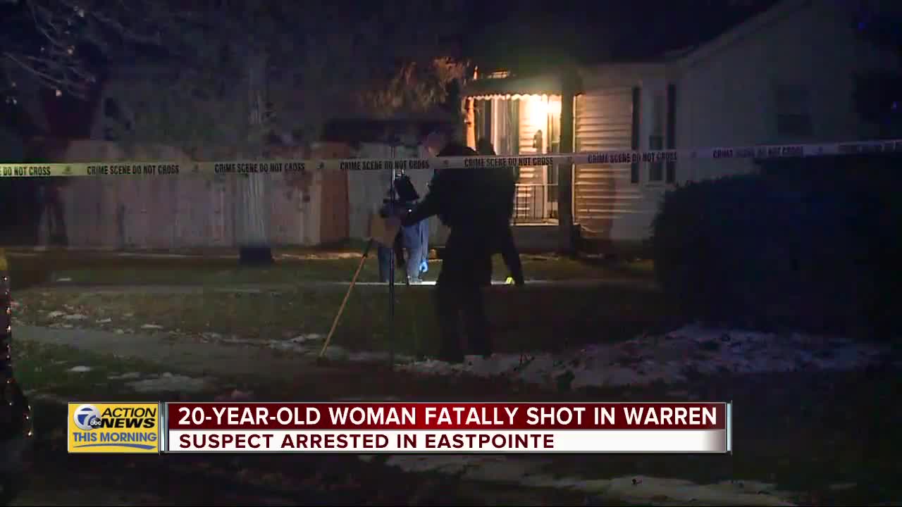Woman, 20, shot and killed in Warren