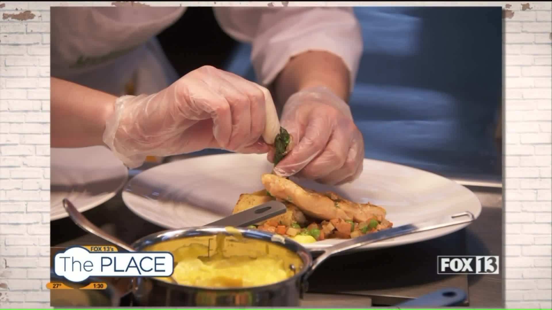 Champion Student Chef Demonstrates Winning Recipe