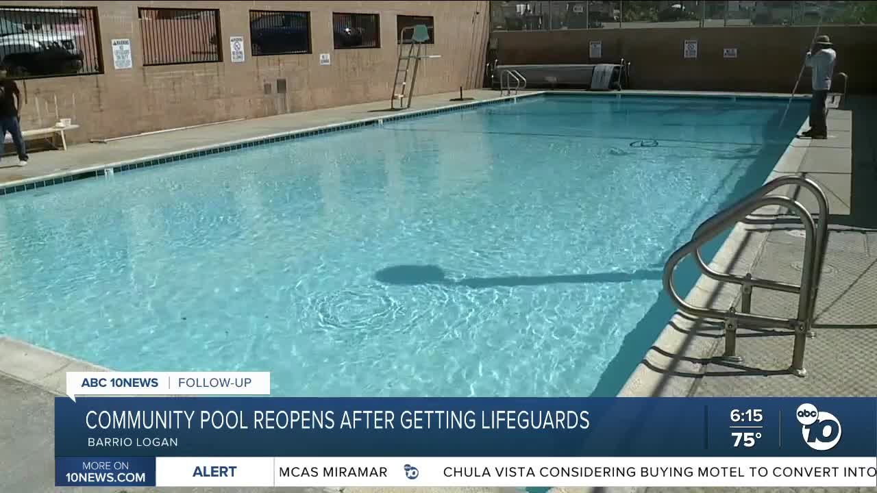 Nonprofit says ABC 10News helped a Barrio Logan swimming pool reopen