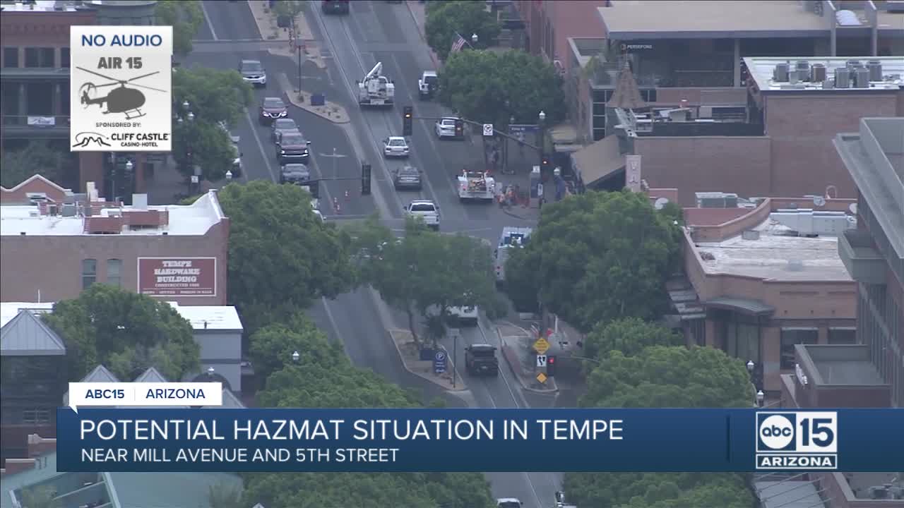 Tempe city building evacuated after white powder found in letter